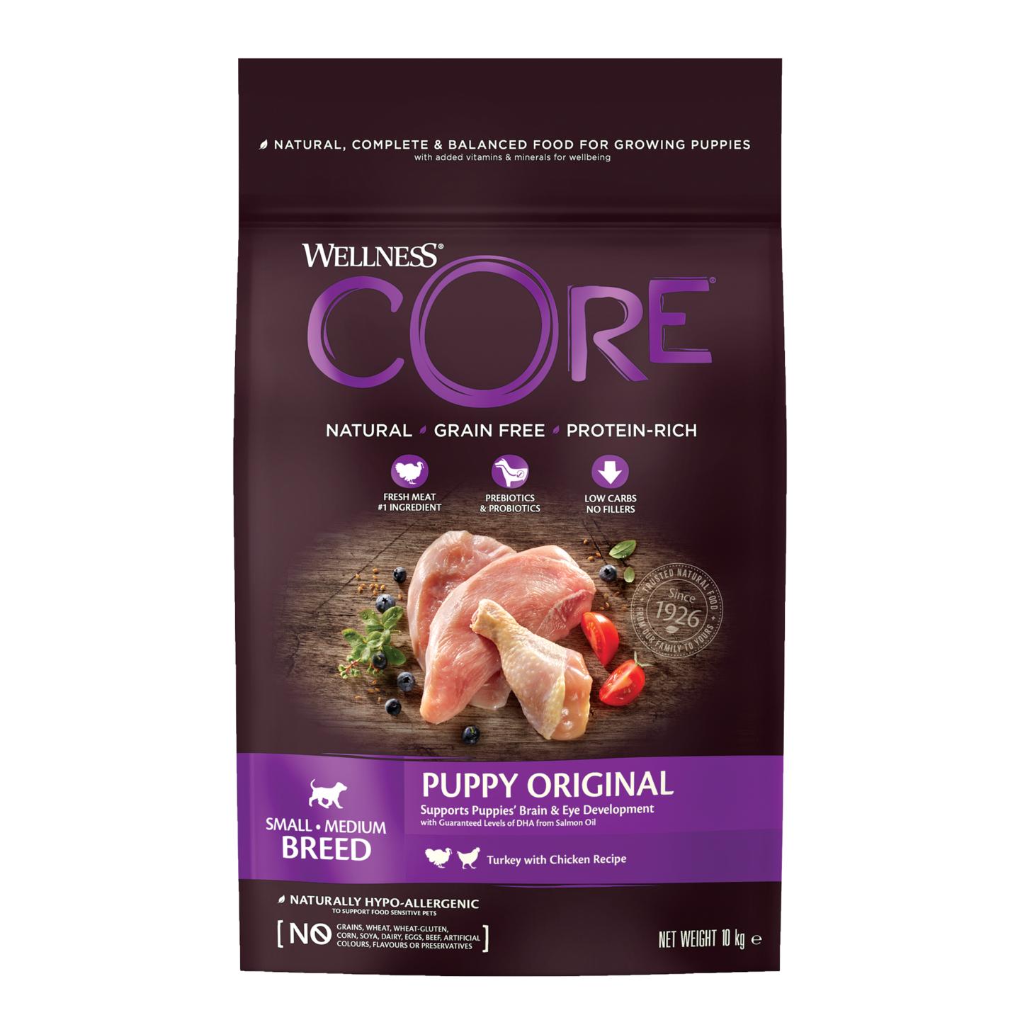 Core Dog Puppy Original kalkun og kylling 1,5 kg | HCPet.no | Gratis ...