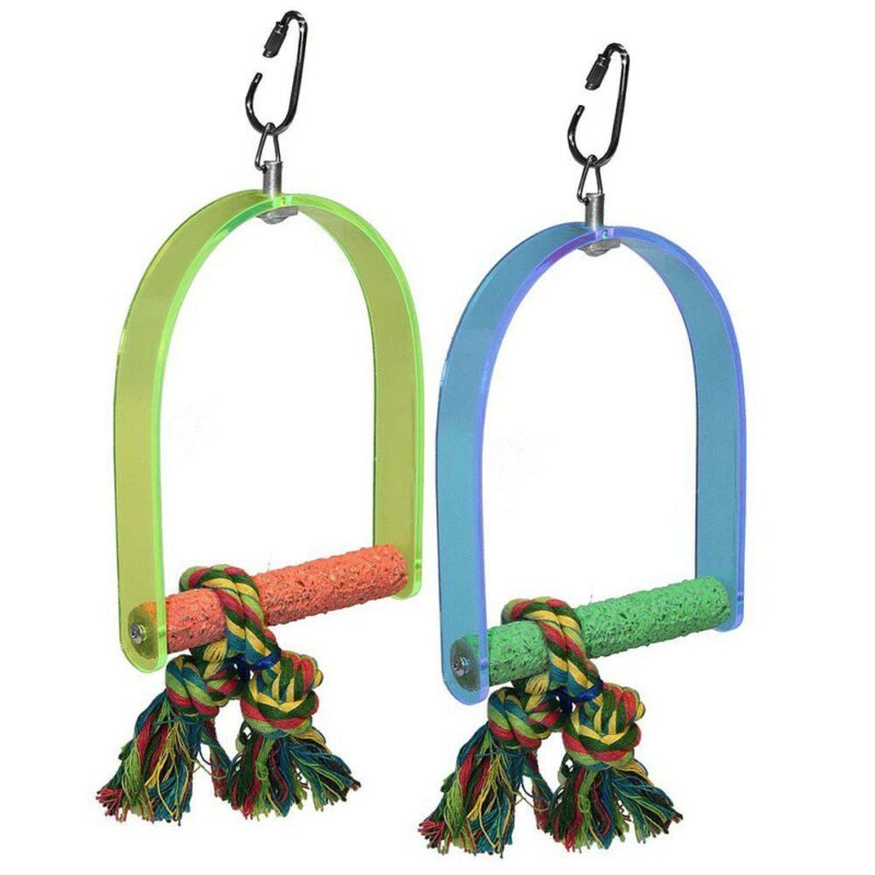 Svinge til fugl mix farger 12cm | HCPet.no | Gratis frakt over 1000kr